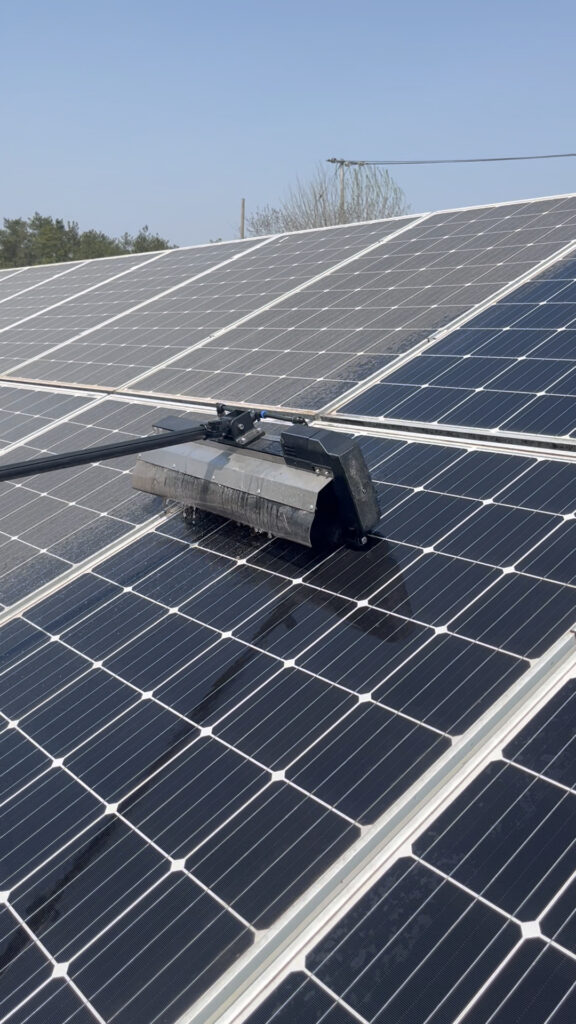 Solar Panel Cleaning Roller Brush | High-Efficiency