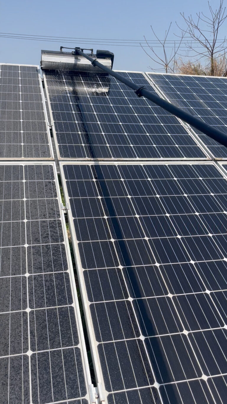 Solar Panel Cleaning Roller Brush | High-Efficiency