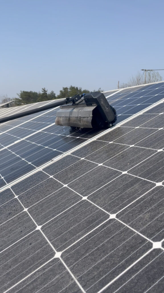 Solar Panel Cleaning Roller Brush | High-Efficiency