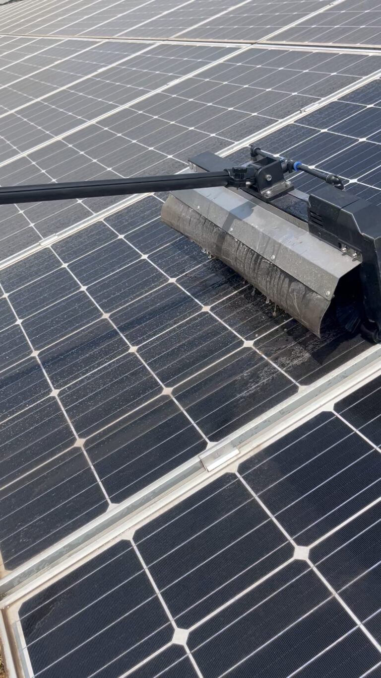 Solar Panel Cleaning Roller Brush | High-Efficiency