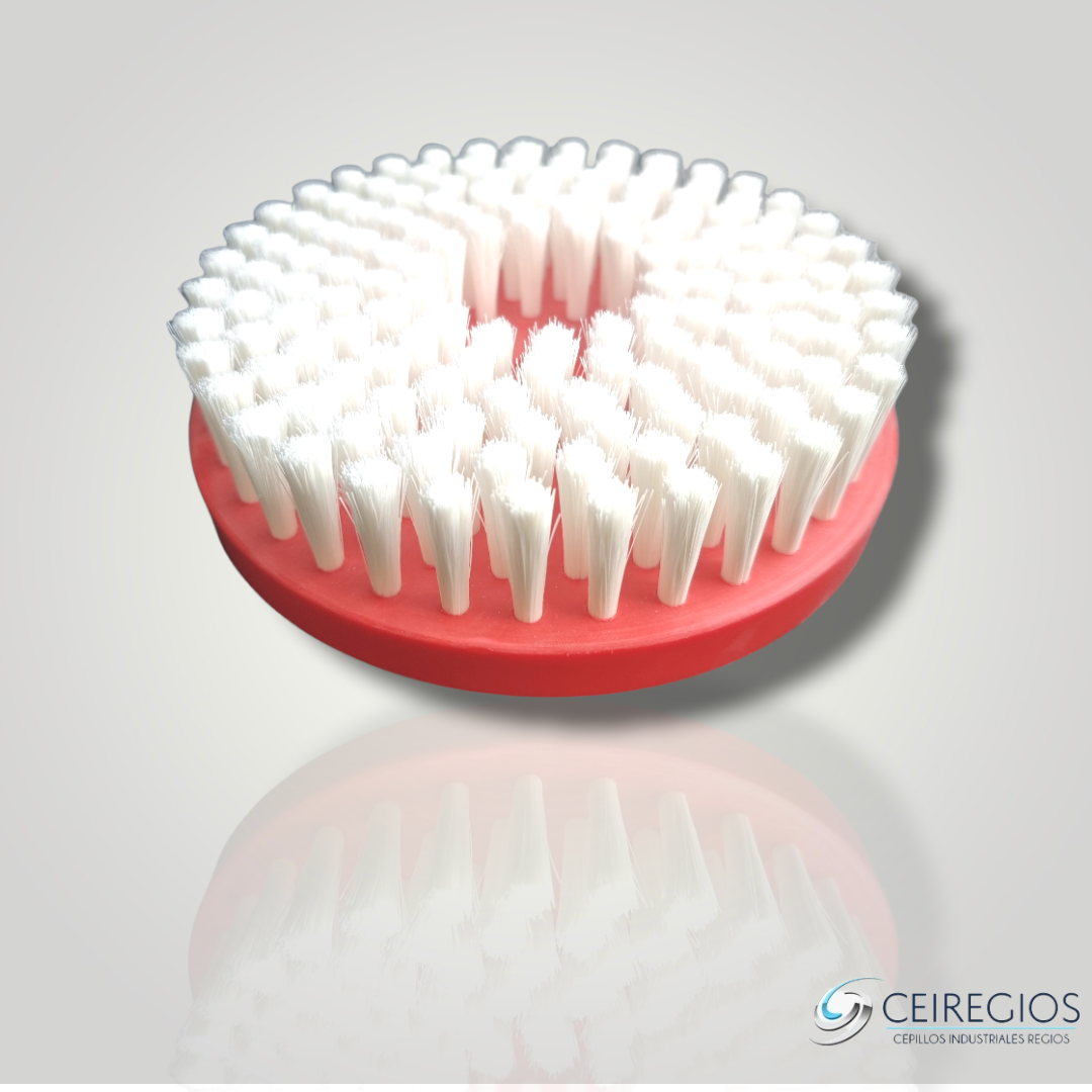 Cepillos redondos planos con base de Nylon - Cepillos Regios